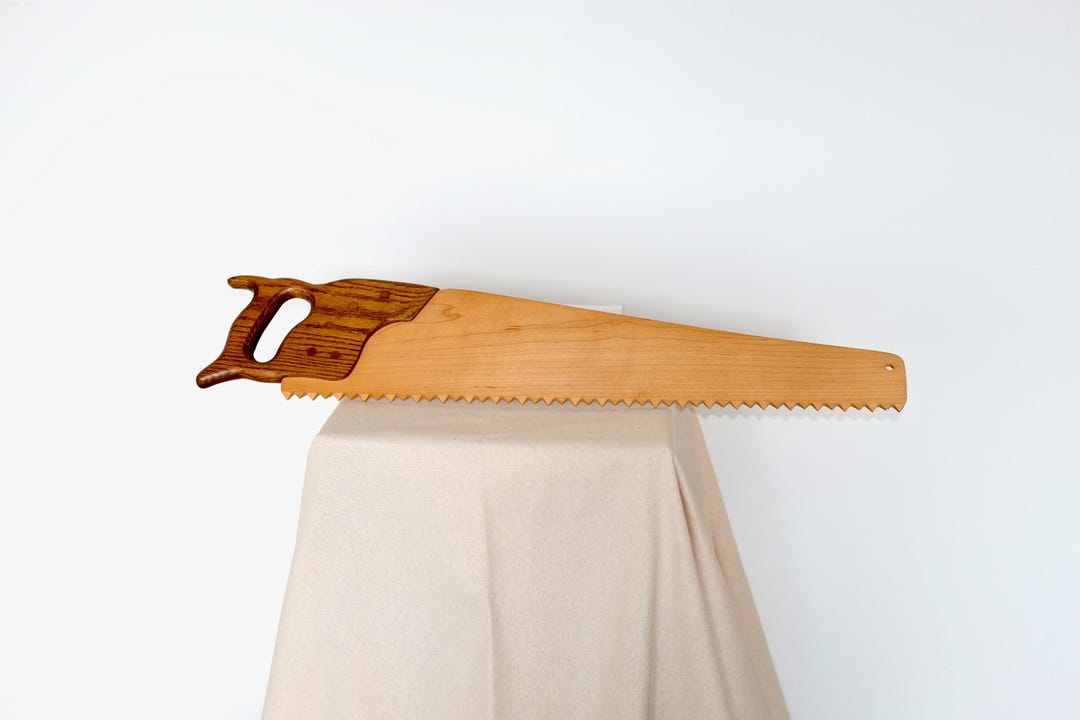 Carved Wood Hand Saw Sculpture - Etsy