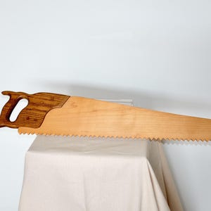 Carved Wood Hand Saw Sculpture - Etsy