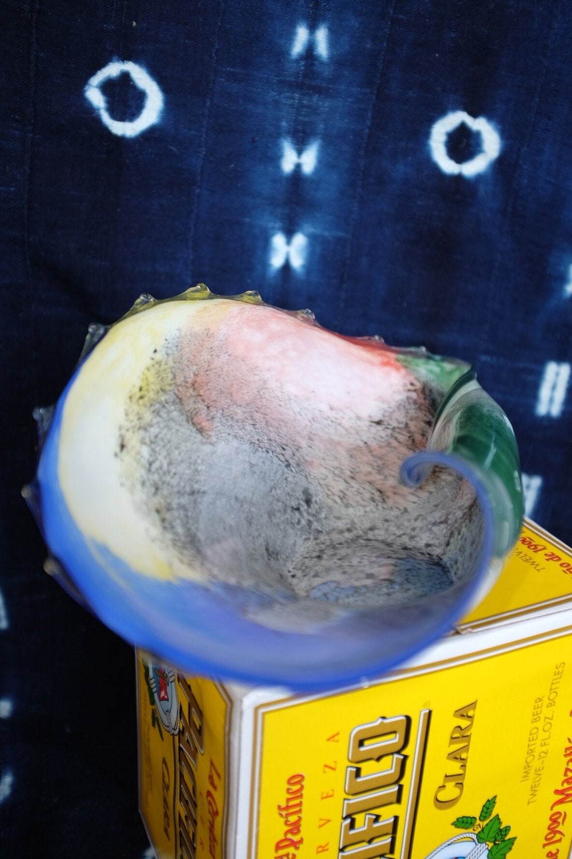 Big Rainbow Glass Shell - Etsy