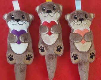 Otter Plush Keychain - Etsy