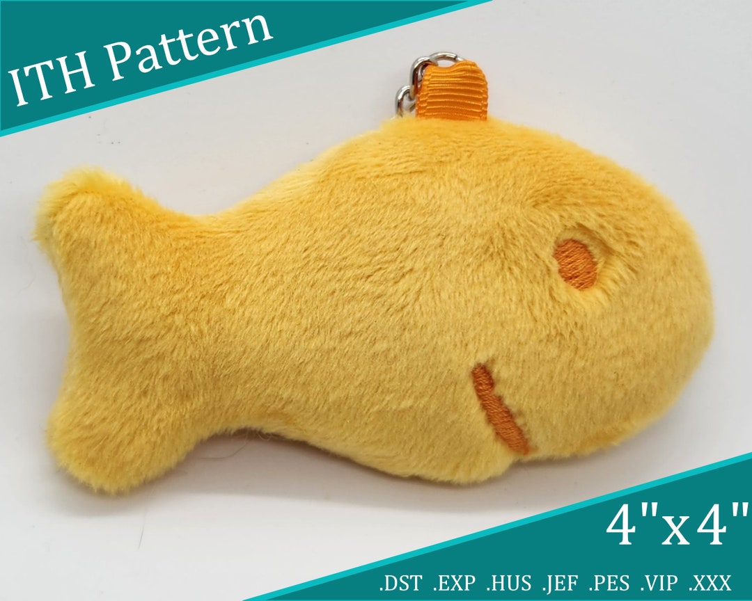 Goldfish Cracker Charm ITH Digital Pattern - Etsy
