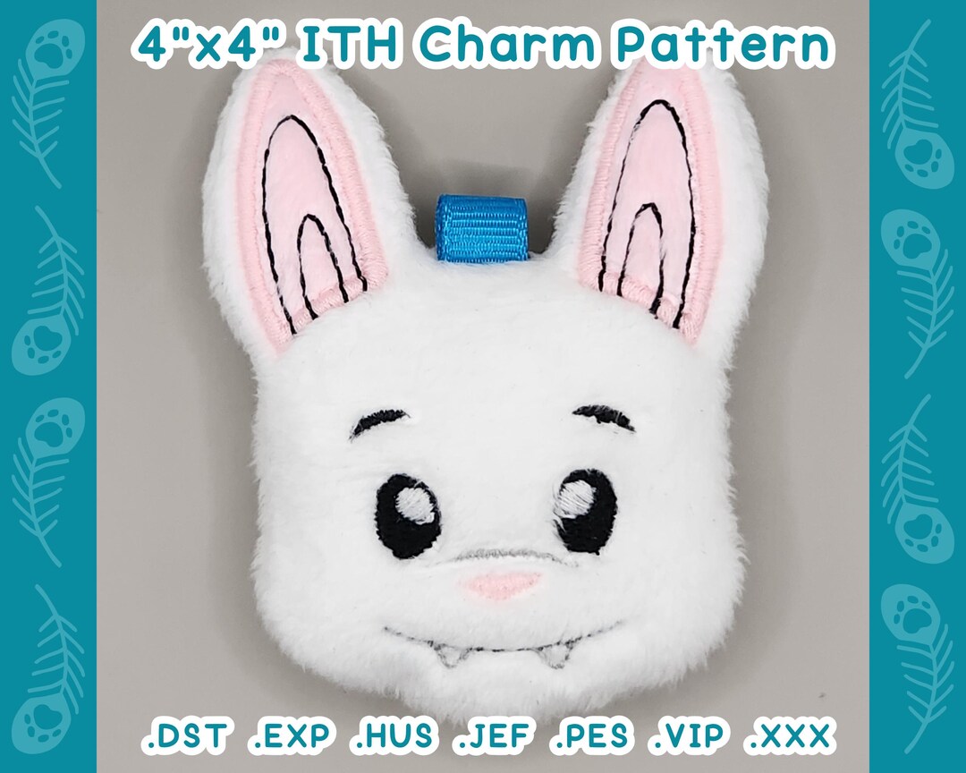 Korbat Plushie Charm ITH Digital Pattern - Etsy