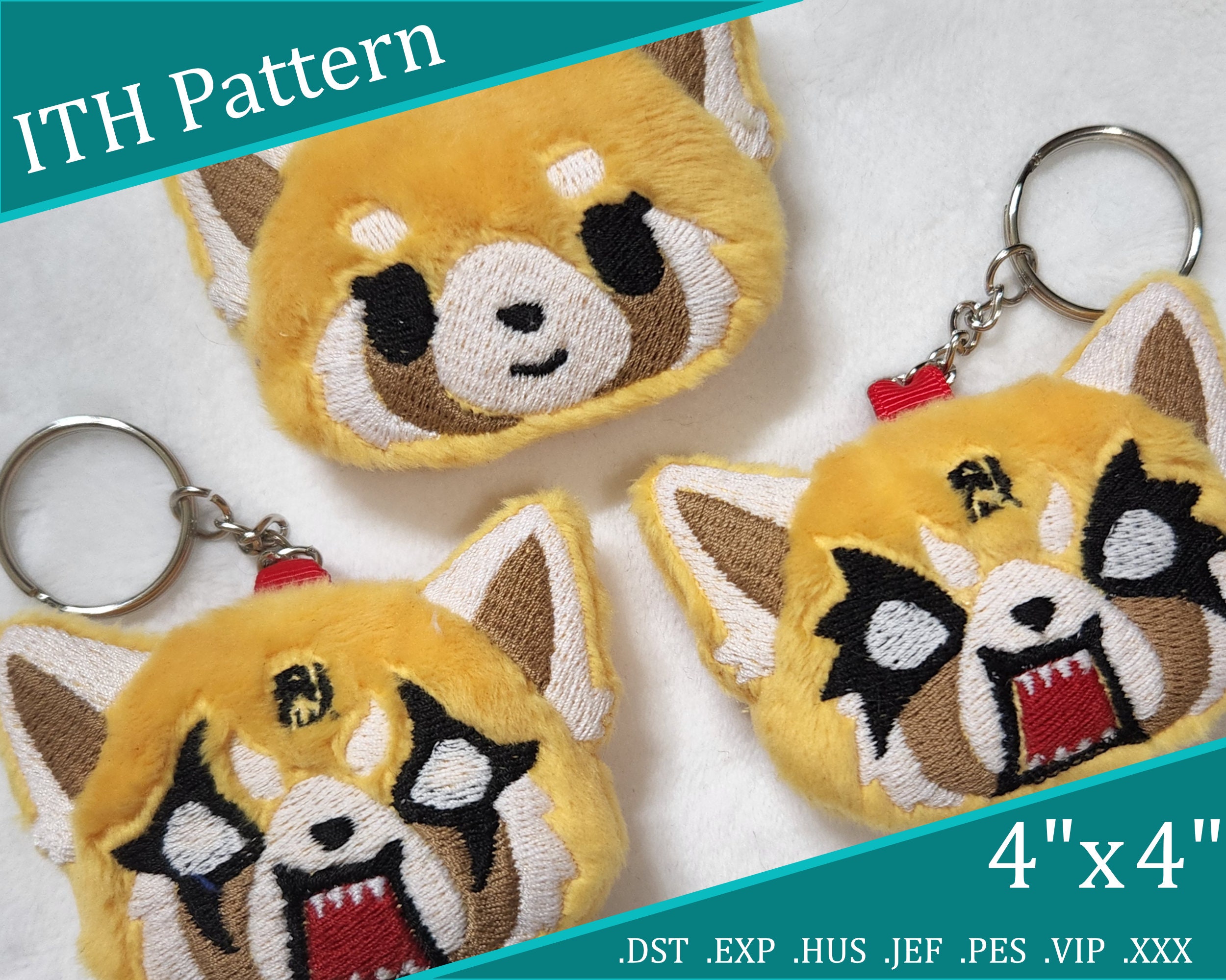 Retsuko ITH Digital Pattern - Etsy