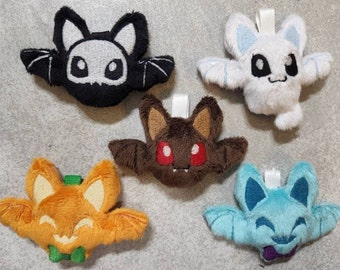 Bat Plush Keychain - Etsy