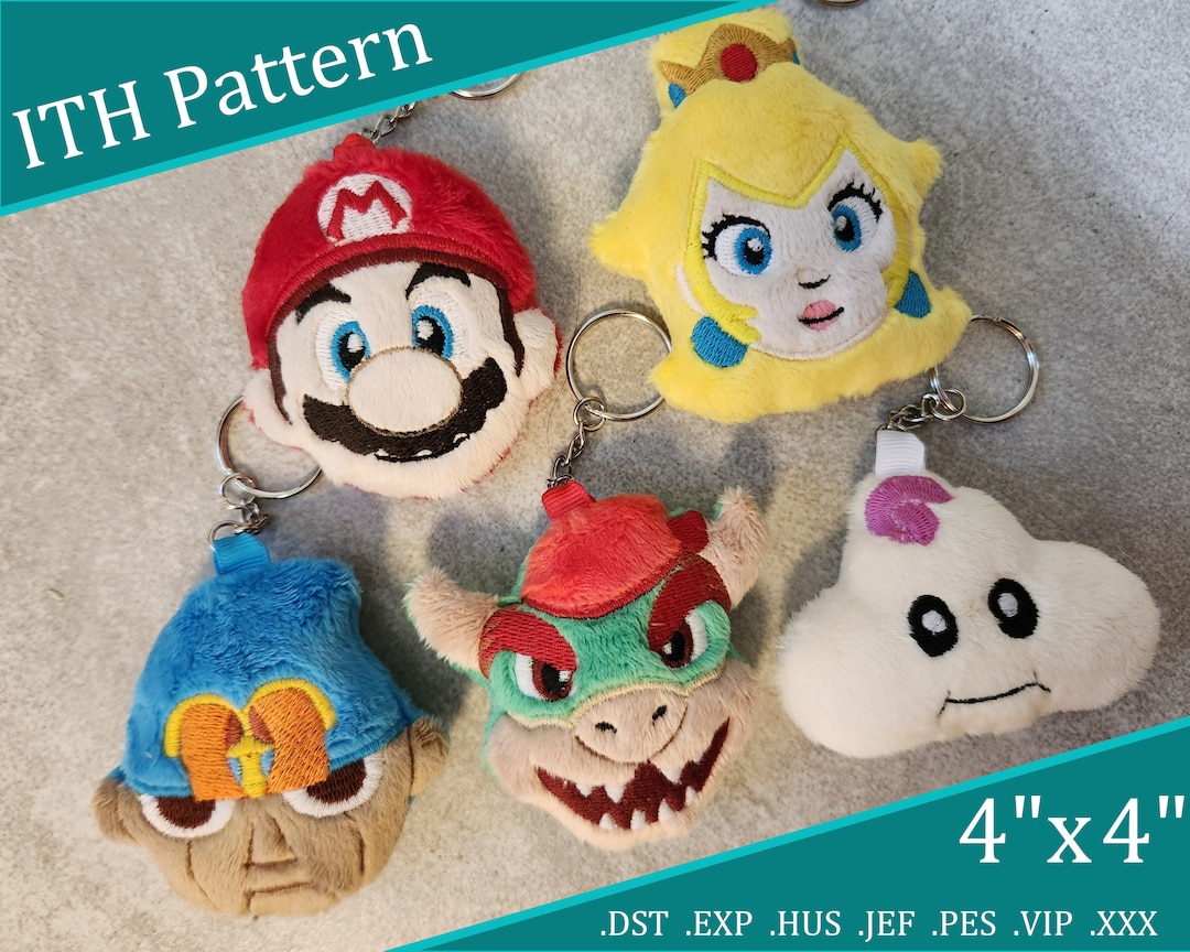 Super Mario RPG Plushie Charm ITH Digital Patterns ~ Mario - Princess ...