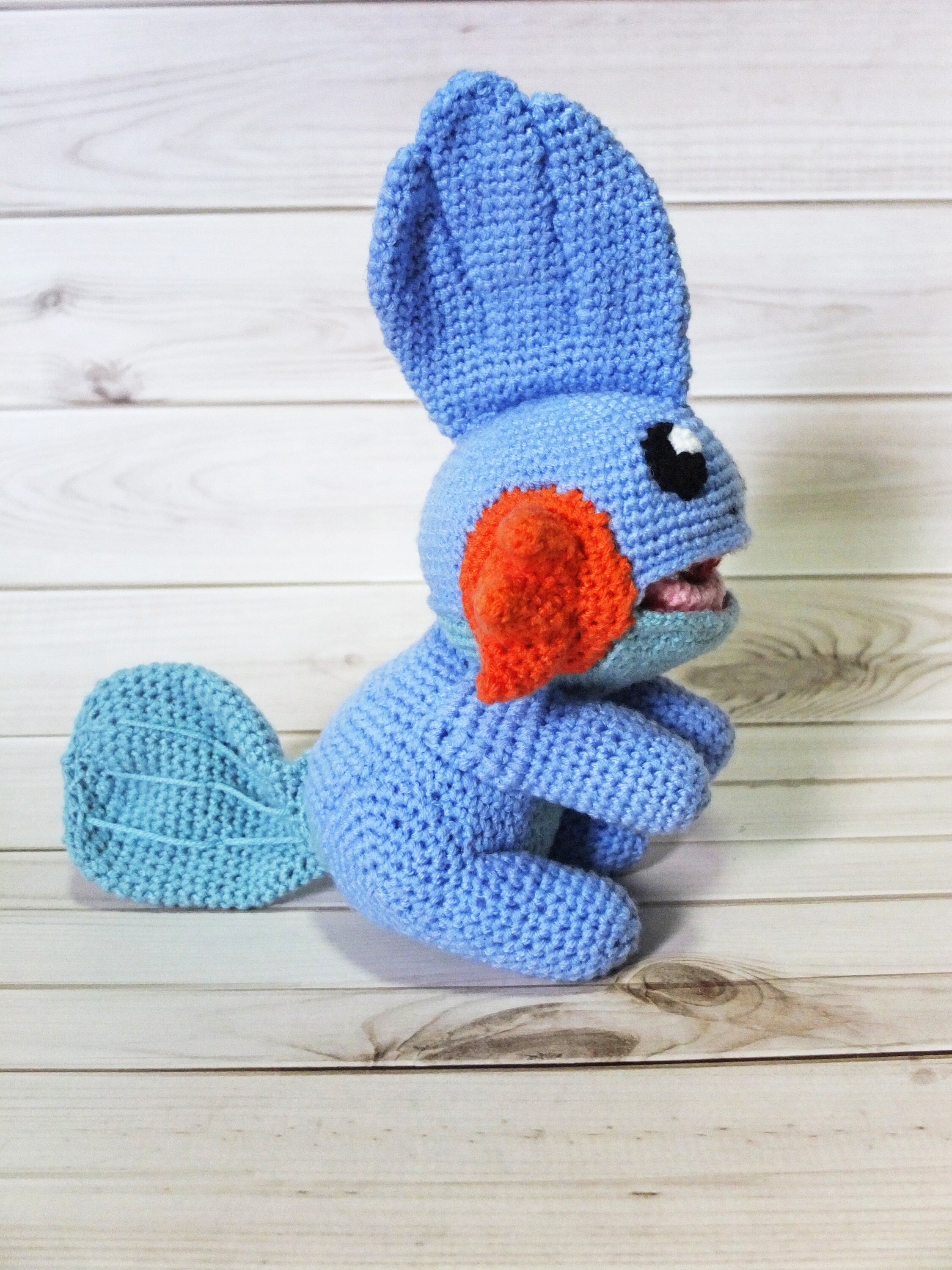 Mudkip Crochet Pattern - Etsy
