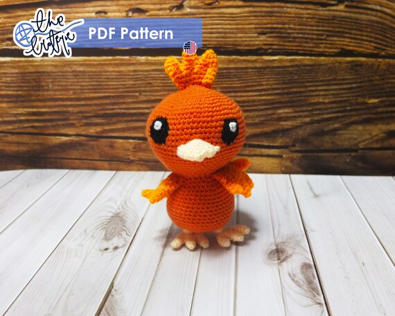 Torchic Pokemon Crochet Pattern - Etsy