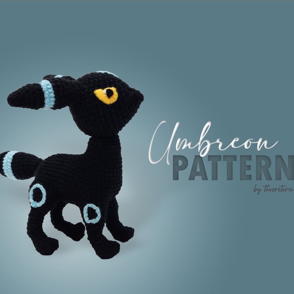 Crochet Umbreon Pattern - Etsy