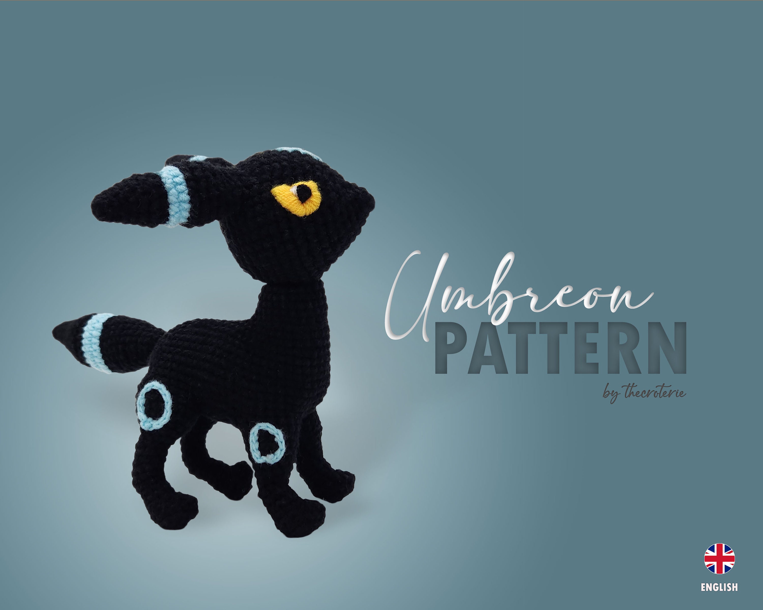 Umbreon Pokemon Crochet Pattern - Etsy