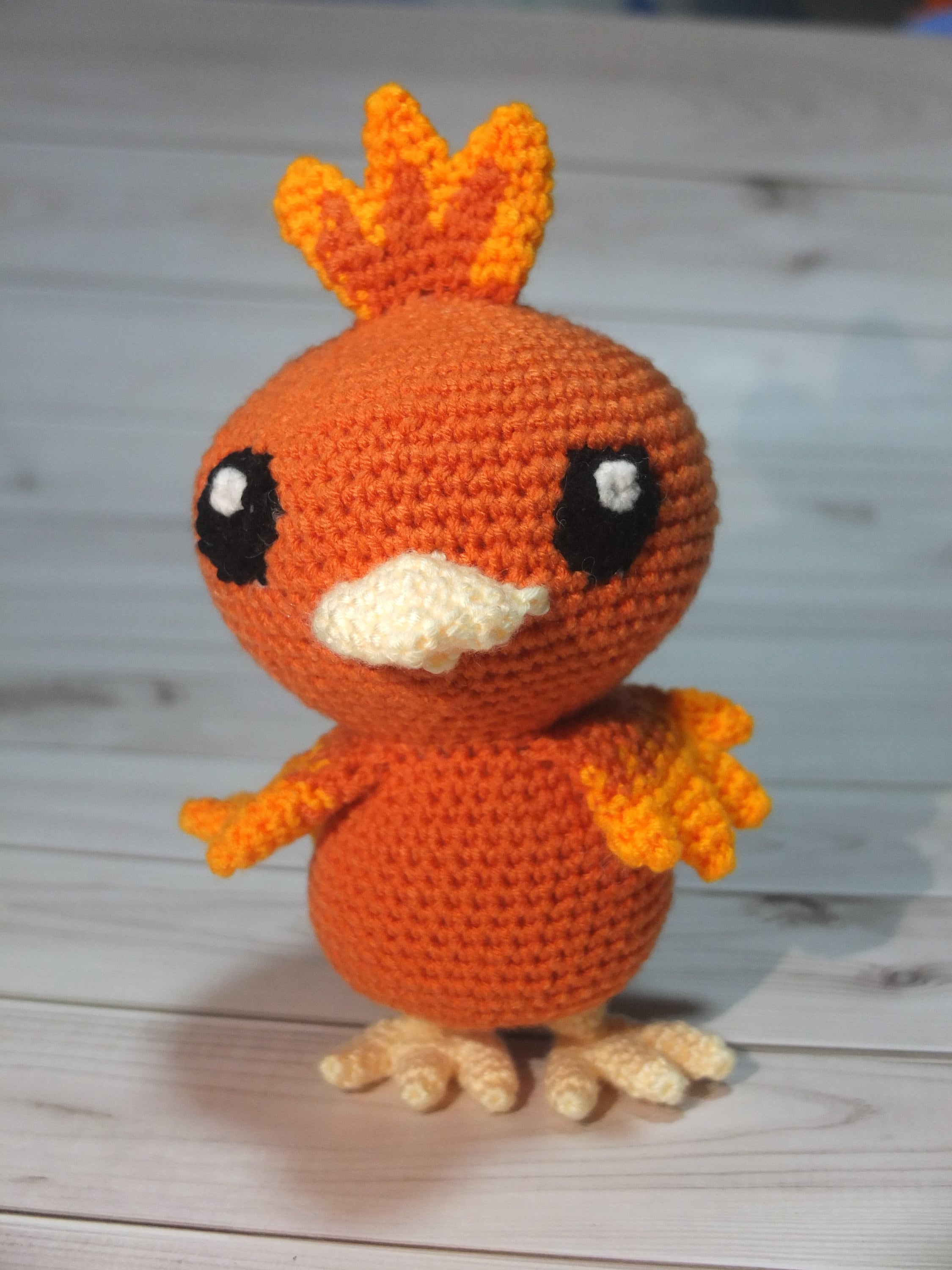 Torchic Pokemon Crochet Pattern - Etsy