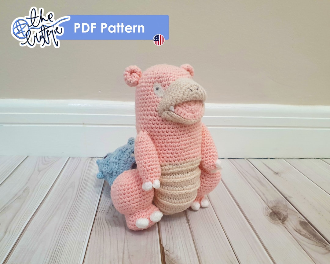 Slowbro Crochet Pattern - Etsy
