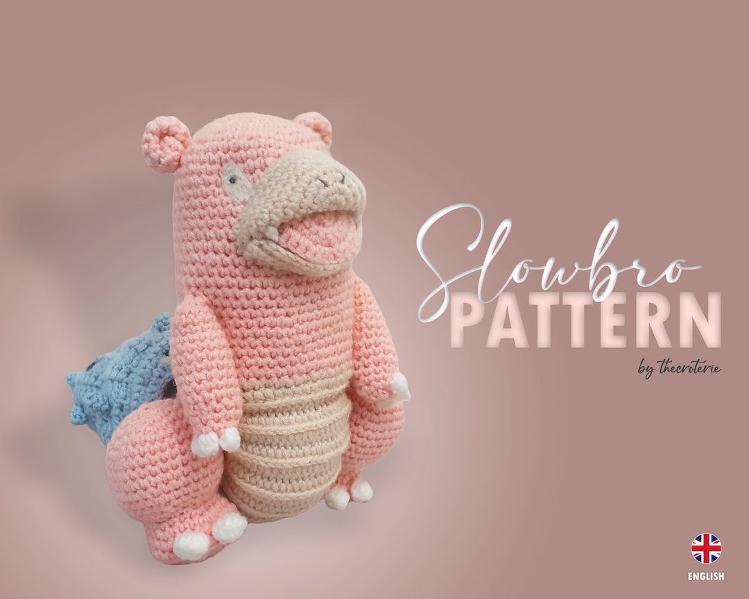 Slowbro Crochet Pattern - Etsy