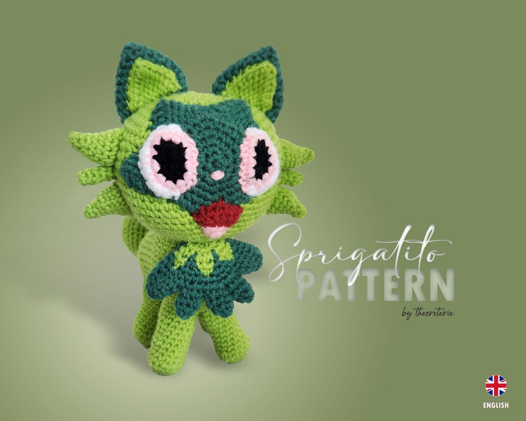 Sprigatito Crochet Pattern - Etsy