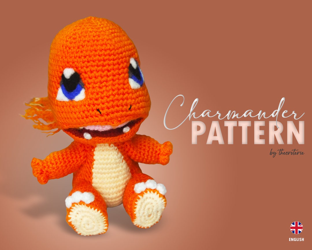 Charmander Pokemon Crochet Pattern - Etsy