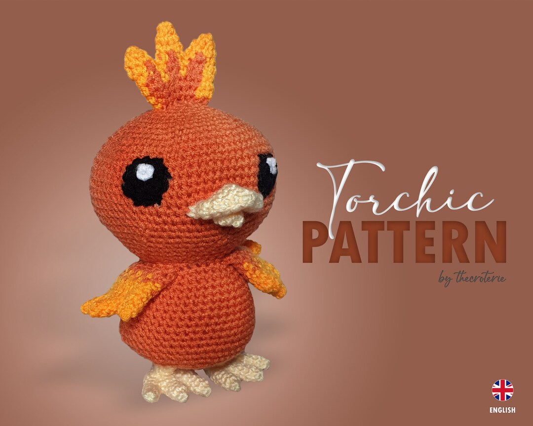 Torchic Pokemon Crochet Pattern - Etsy Finland
