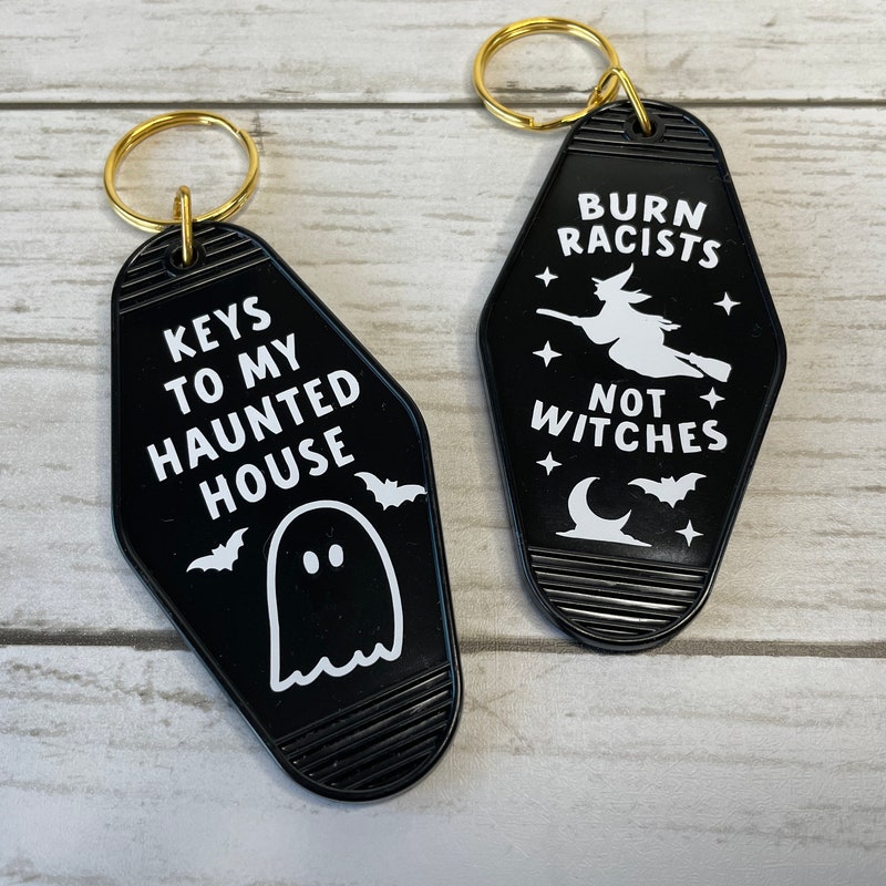 Witch Keychain - Etsy