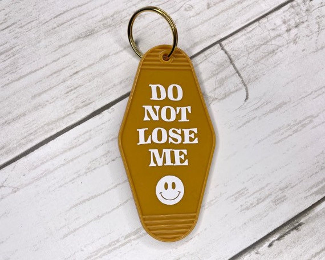 Do Not Lose Me Motel Keychain - Etsy