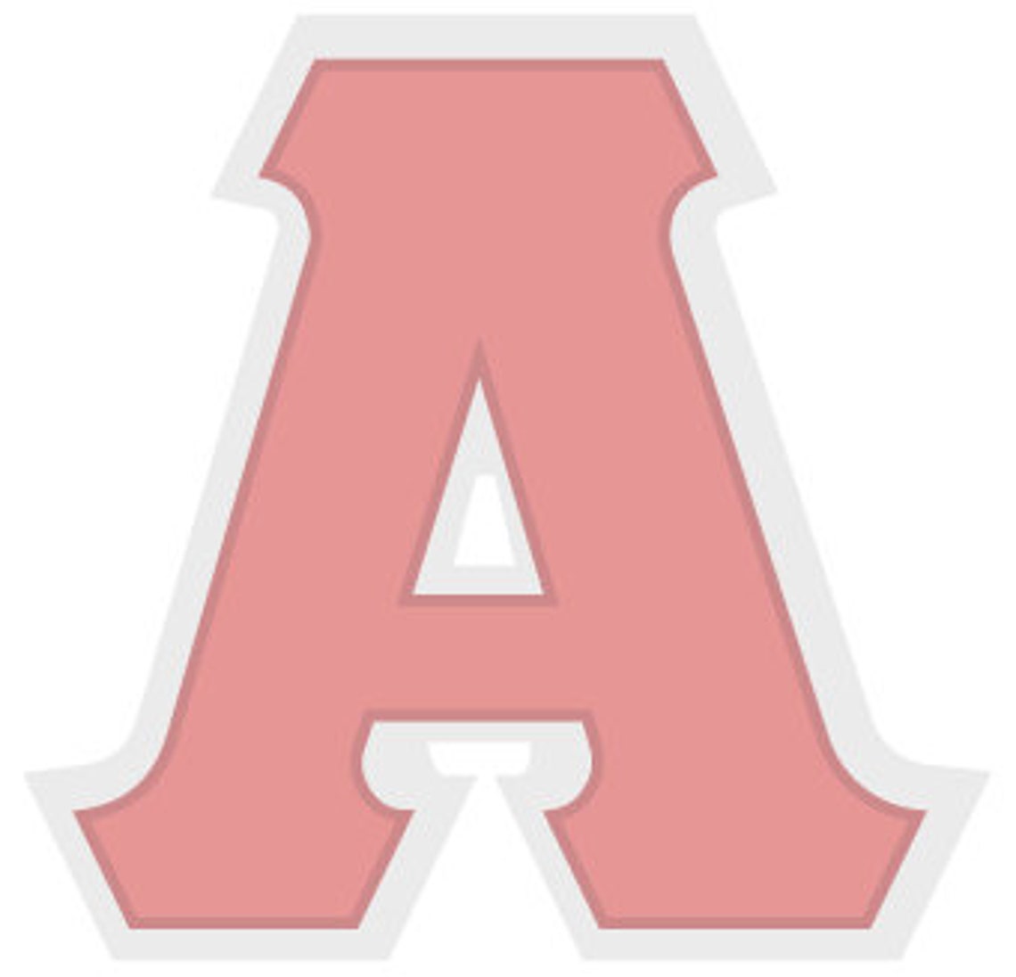 3 Inches Instant Iron on Greek Alphabet (with White Outline) - Etsy