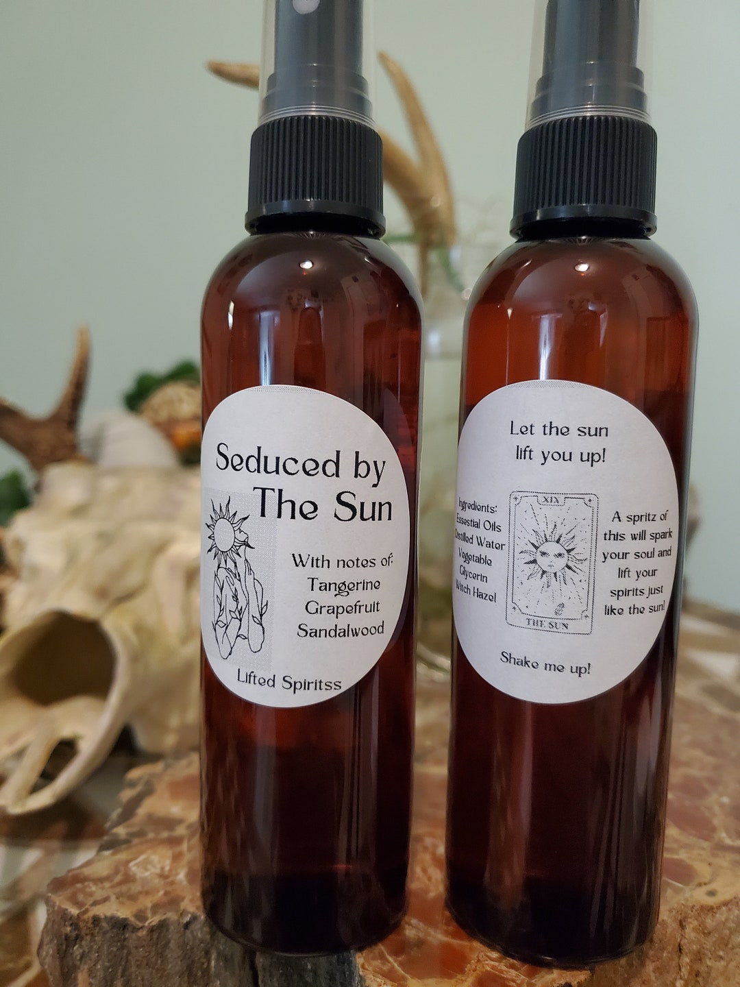 The Sun Tarot Themed Perfume 4oz - Etsy