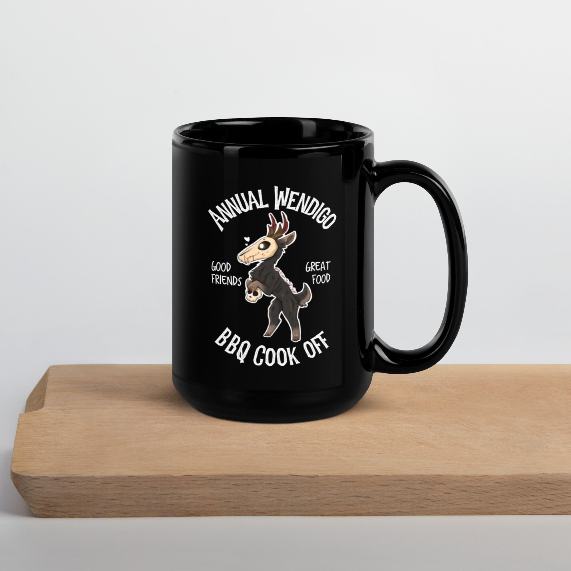 Wendigo Coffee Mug Cryptid Wendigo Bbq Folklore Monsters - Etsy