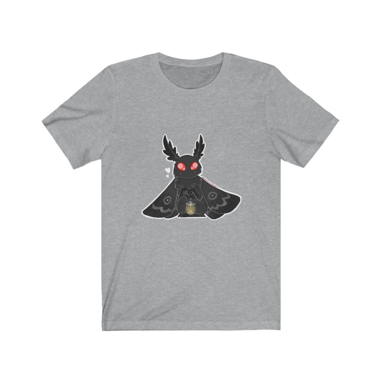 Tiny Mothman Holding a Lamp, Cryptozoology, Mothling, pawprints_in_the ...