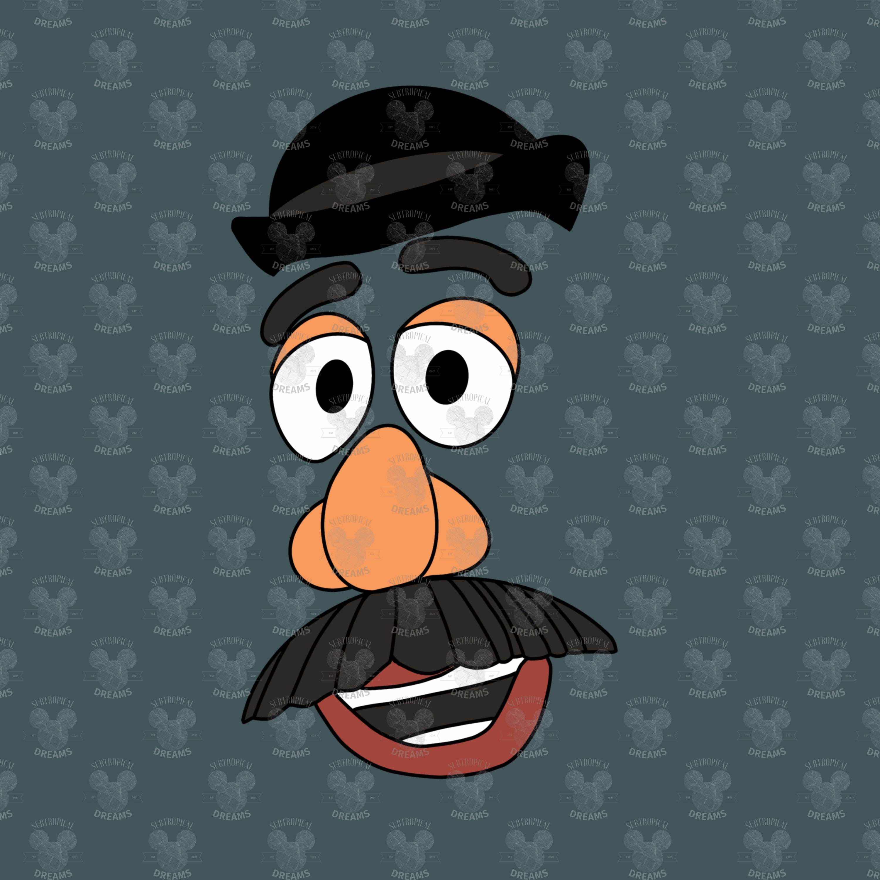 Toy Story Mr. Potato Head Face SVG - Etsy Canada