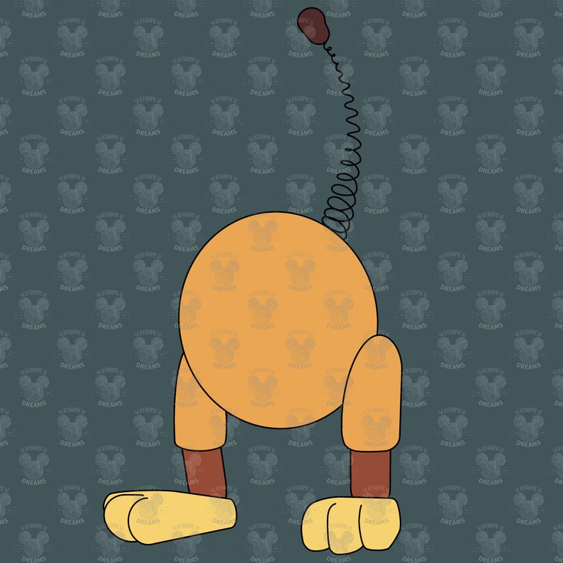 Toy Story Slinky Dog Face and Rump SVG - Etsy UK