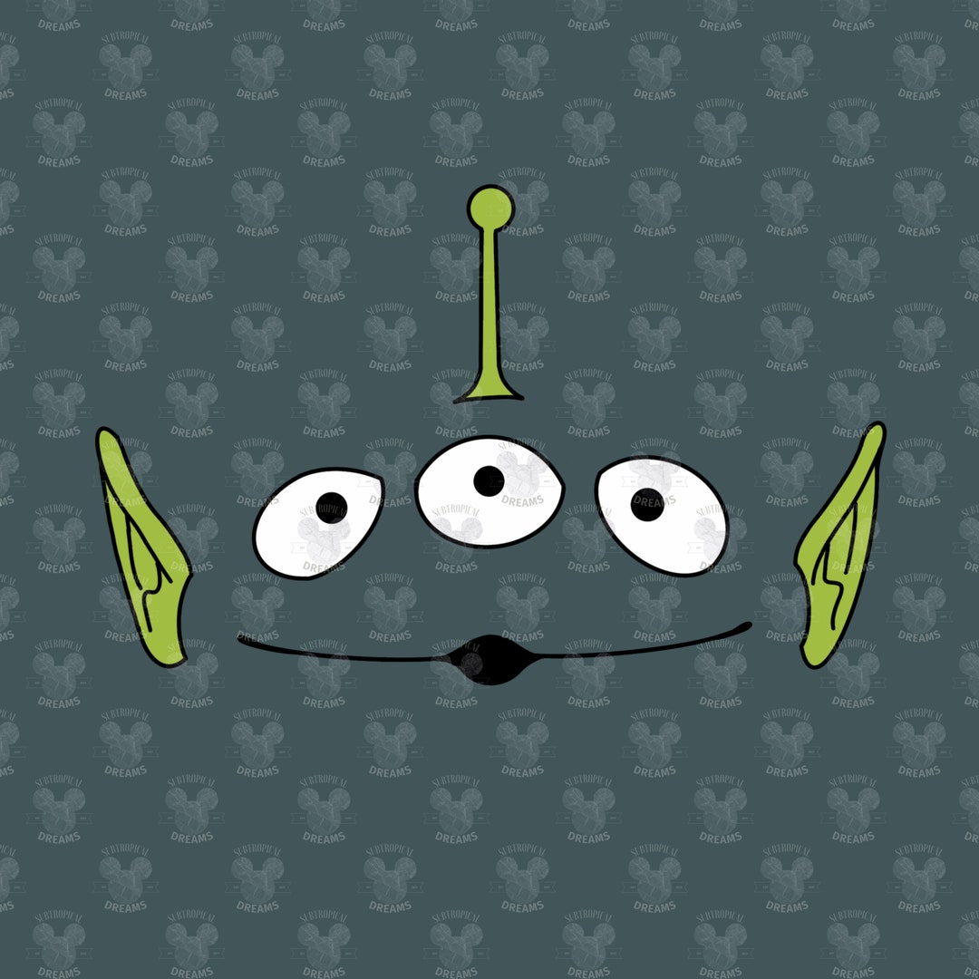 Toy Story Alien Face SVG - Etsy