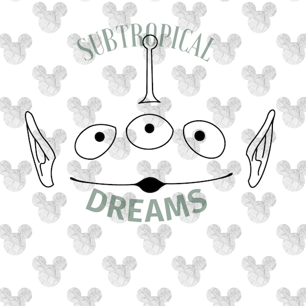 Toy Story Alien Mouth Svg - Etsy