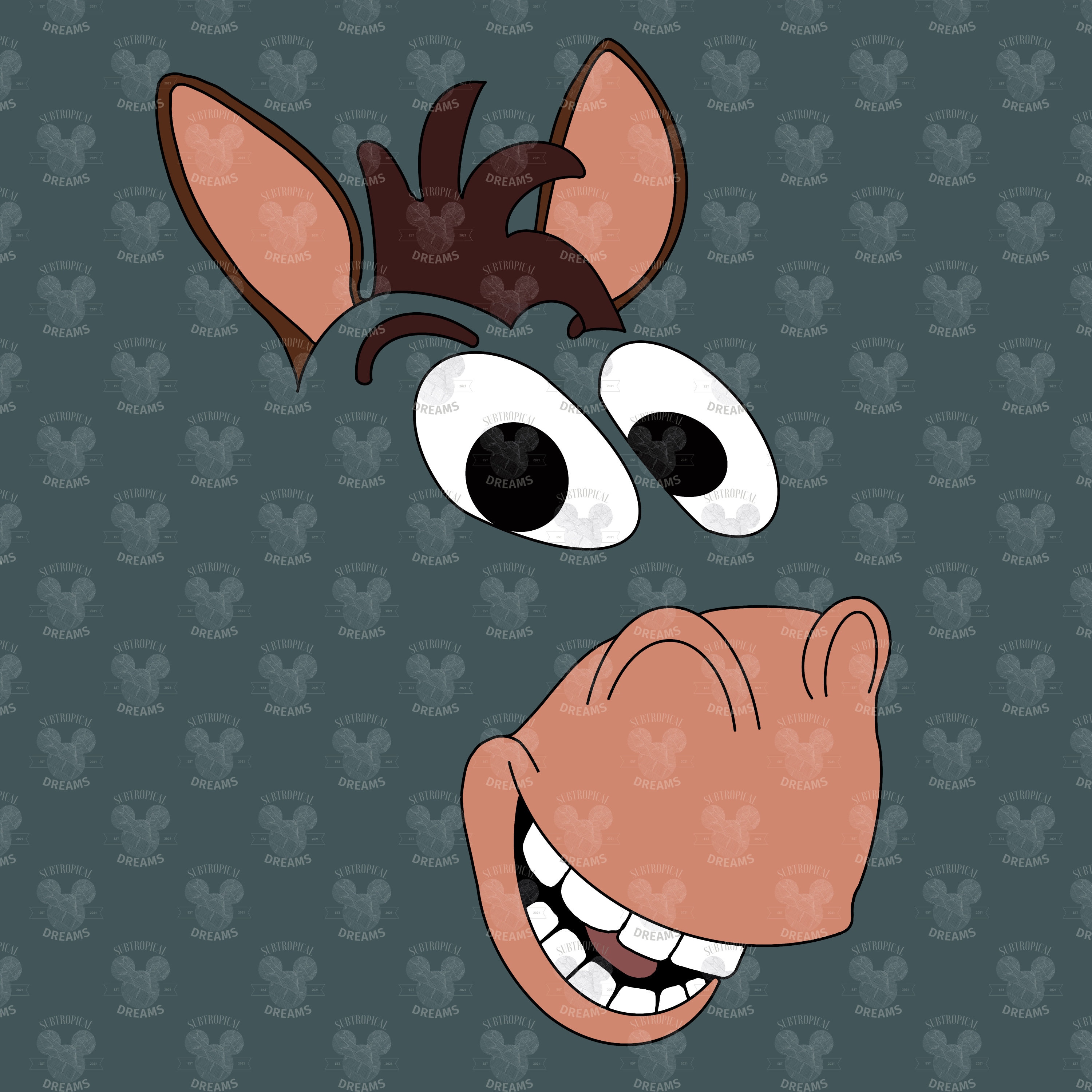 Toy Story Bullseye Face SVG - Etsy