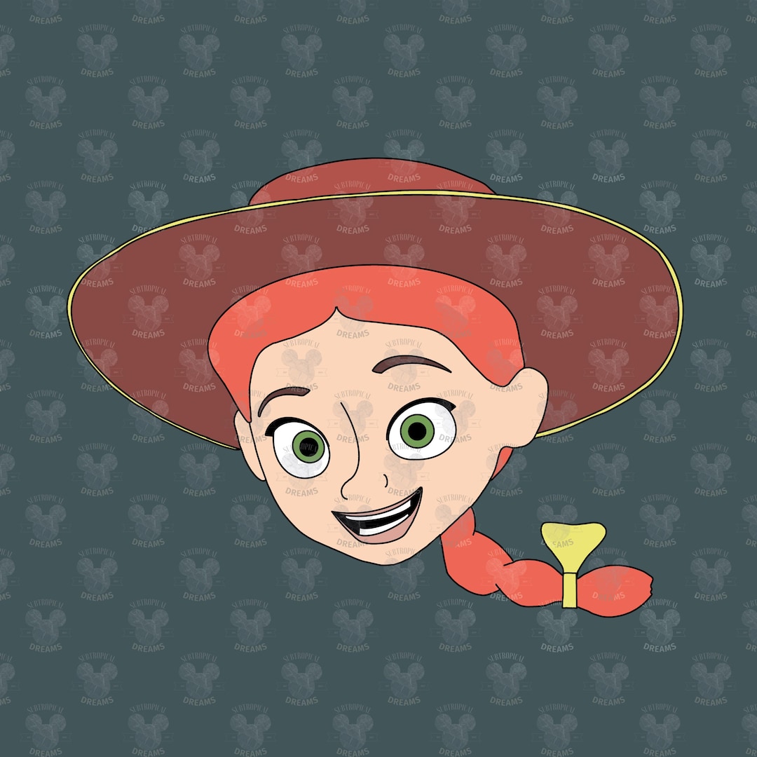 Toy Story Jessie Face SVG - Etsy