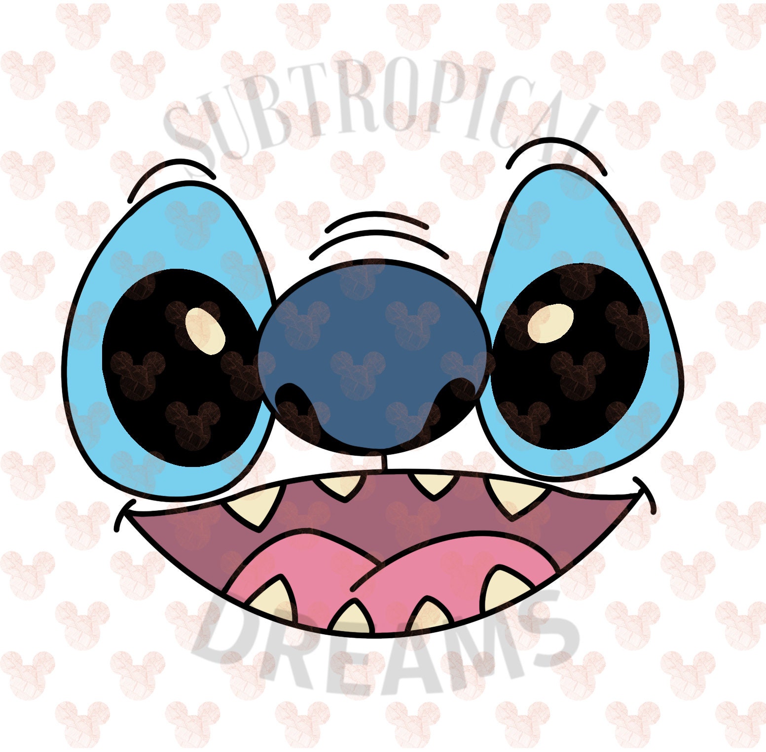 Stitch Face SVG - Etsy Hong Kong