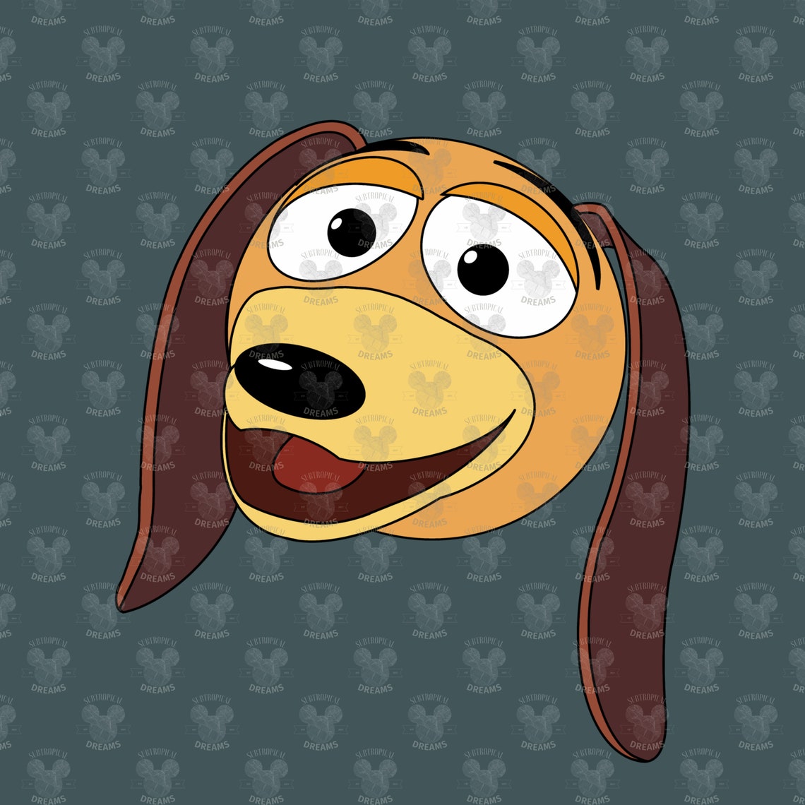 Toy Story Slinky Dog Face and Rump SVG - Etsy
