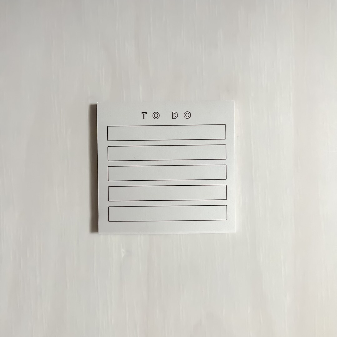 Sticky Notes - TO DO Post-it® Adhesive Note Pads With 5 Task Fields ...