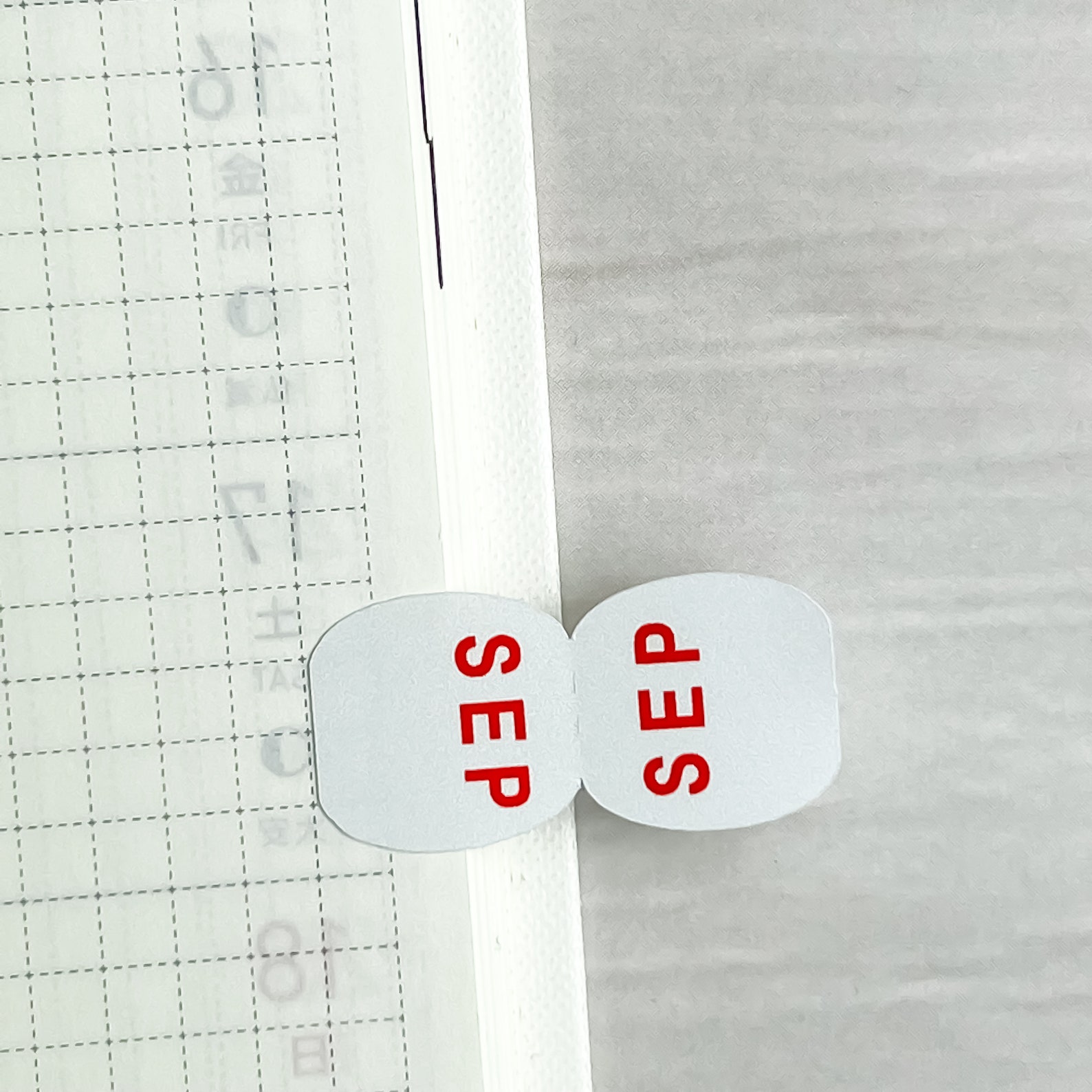 Mini Monthly Tabs Stickers Dogs and Cats Cream and Bright - Etsy