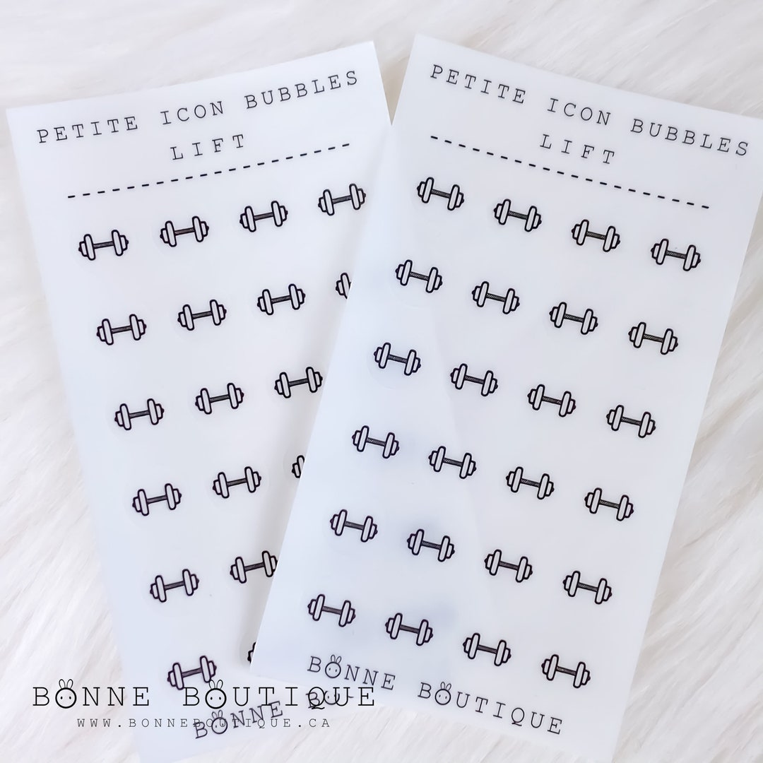 Petite Icon Bubbles LIFT Weight Training B211 - Etsy