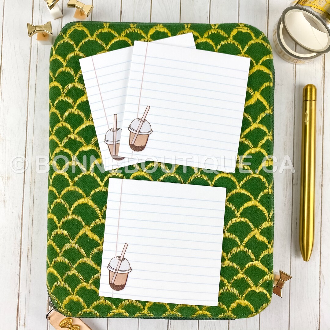 Bubble Tea Boba Post-it® Sticky Notes - Etsy