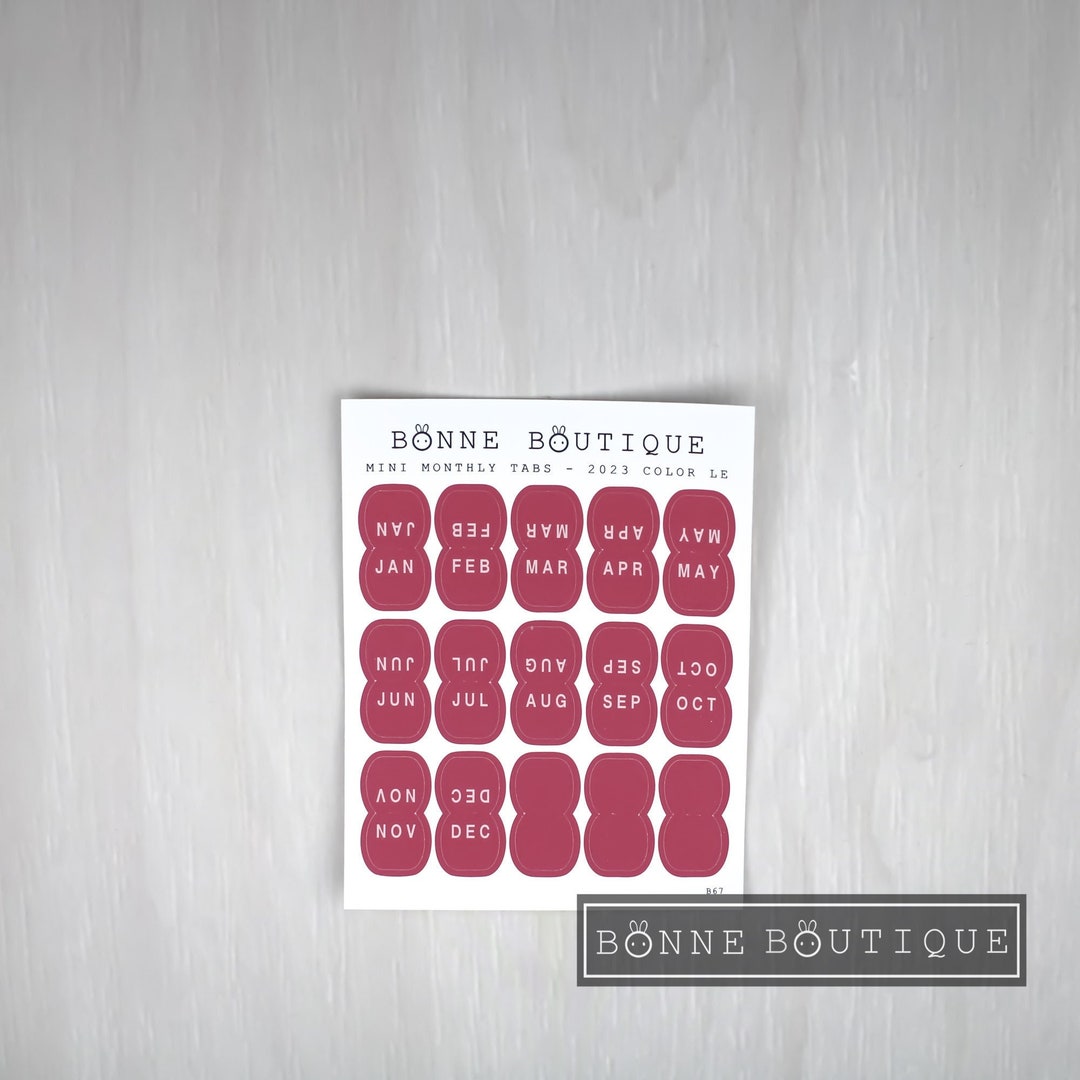 VIVID MAGENTA TABS 2023 Color of the Year Limited Edition Perforated ...