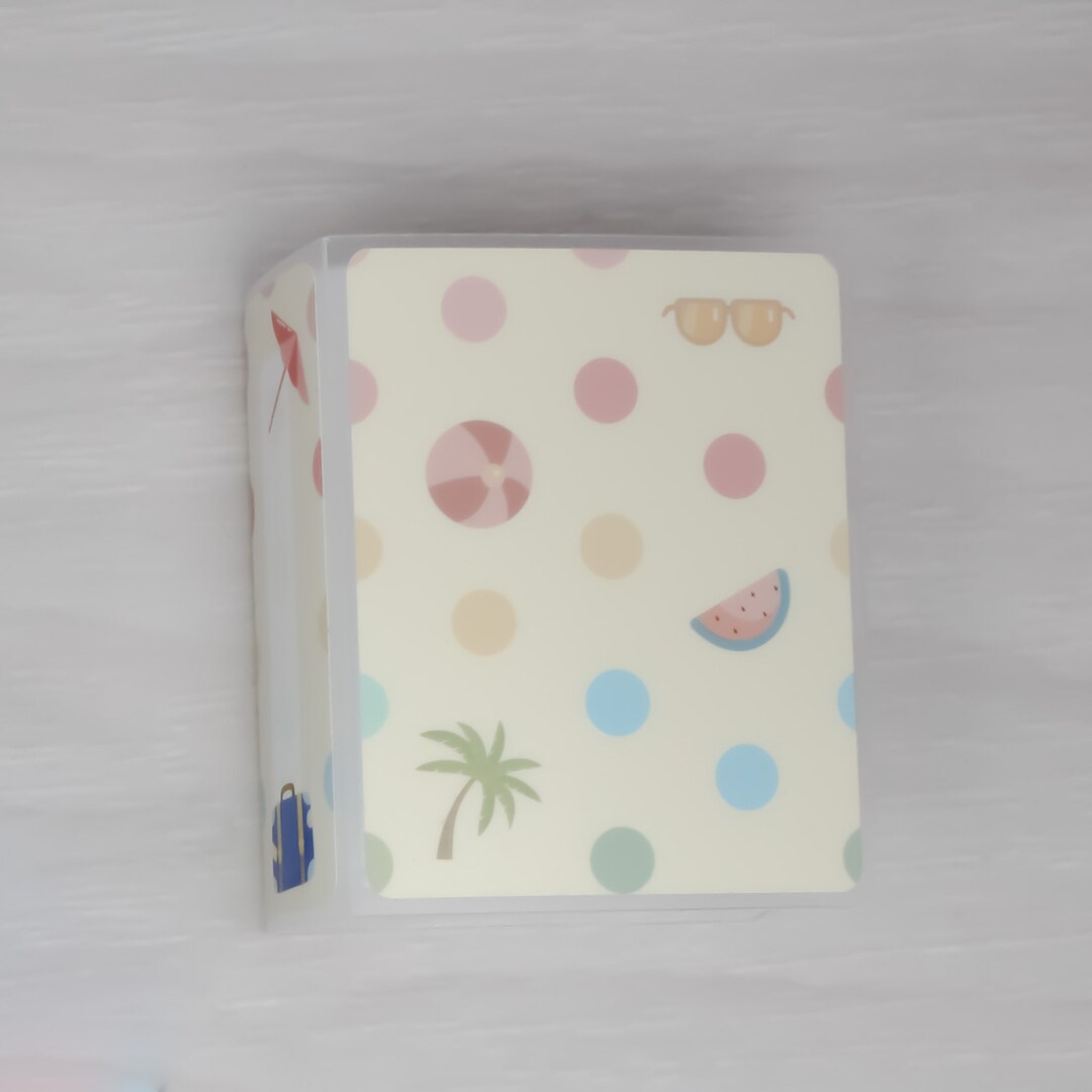 BEACH DAY Sticker Book/album - Mini Size Sticker Minimal Art Planner ...