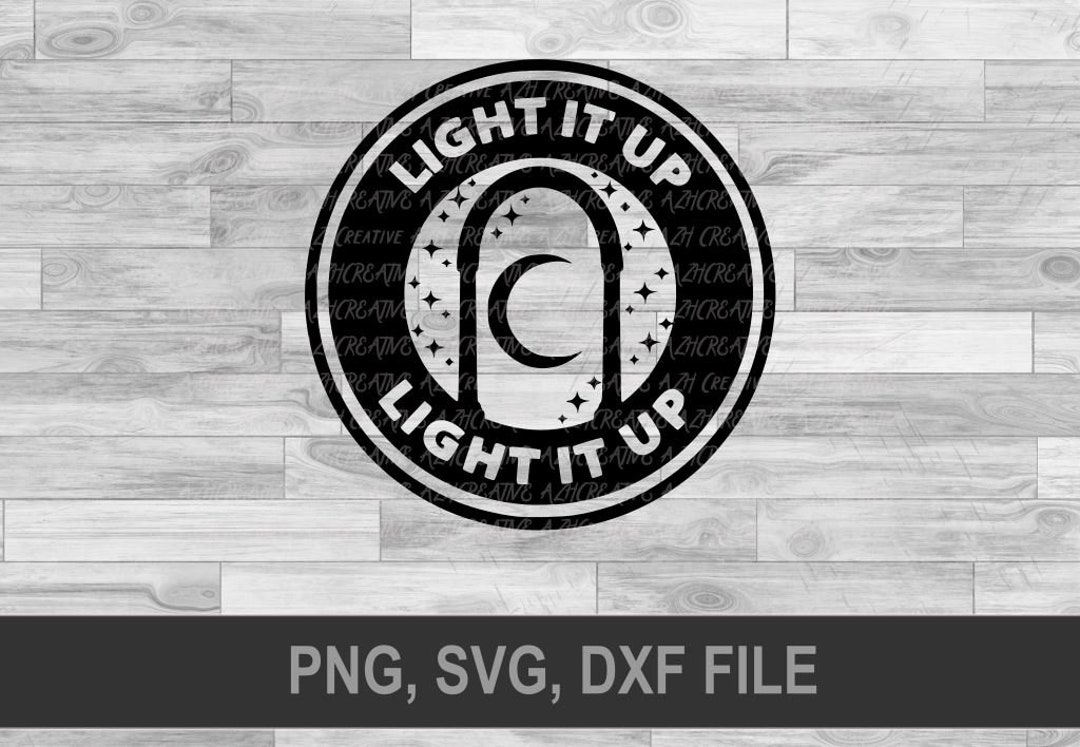Light It up Coffee Shop SVG, Sarah J Maas Svg, Sj Maas Svg, Crescent ...