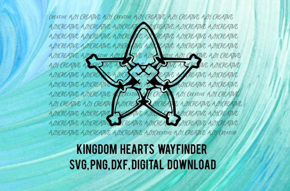 Kingdom Hearts Wayfinder SVG DXF PNG | Etsy