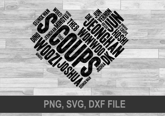 Seventeen Heart SVG Seventeen Svg Kpop Svg Svt Svg Svt S - Etsy Ireland