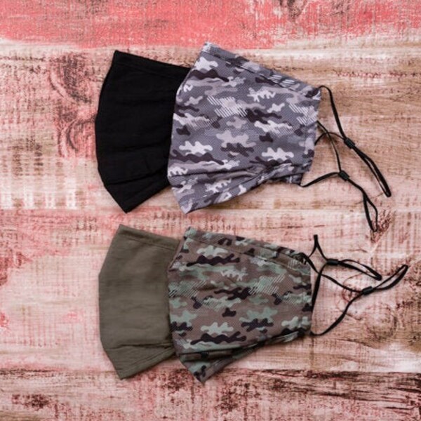 Camo Face Mask Kids - Etsy