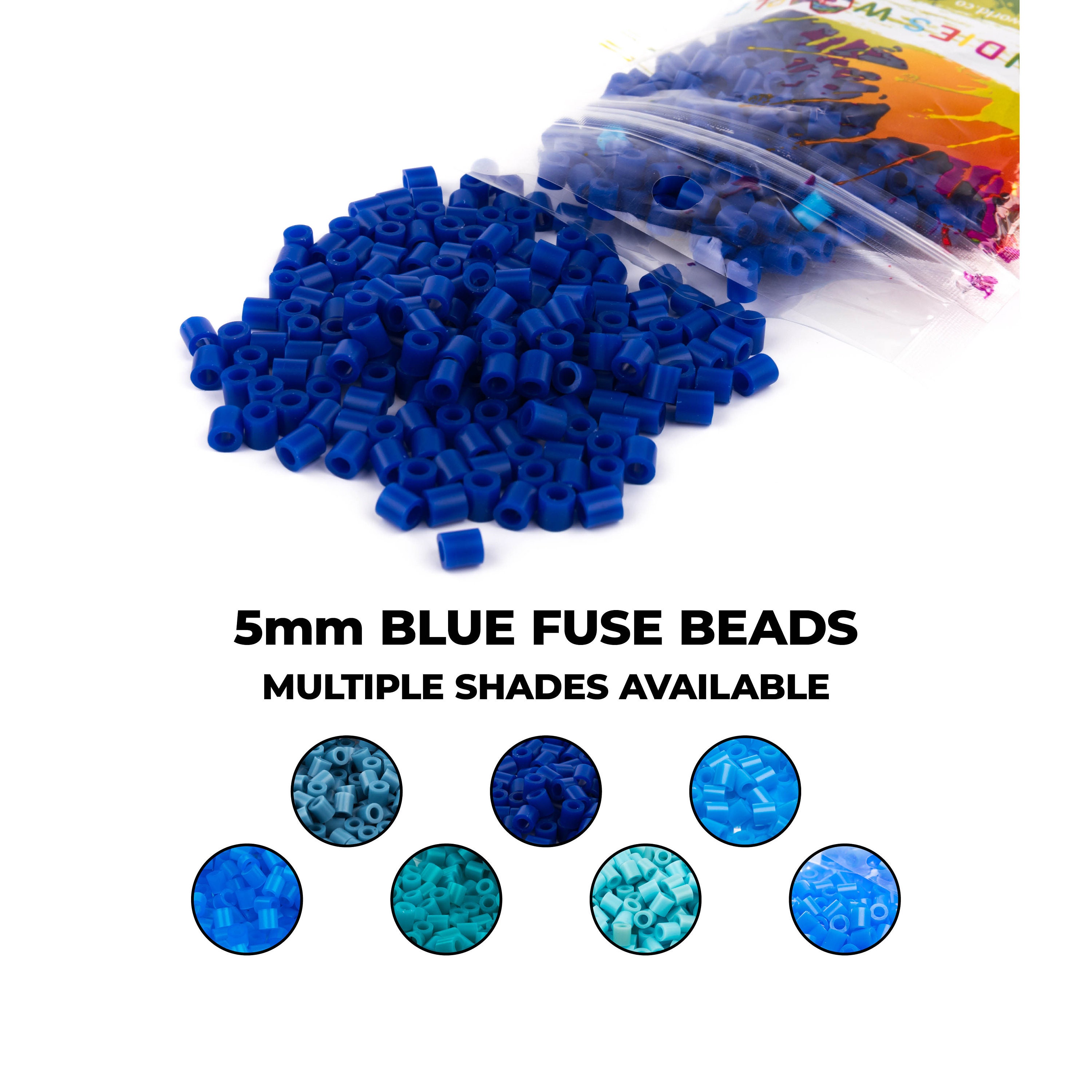 Blue Fuse Beads for perlers More Than 7 Blue Color Options | Etsy