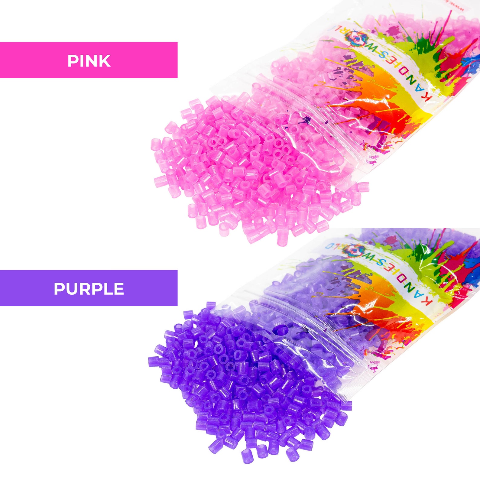 Glow-in-the-dark Fuse Beads for Perlers 8 Colorful Options - Etsy Canada