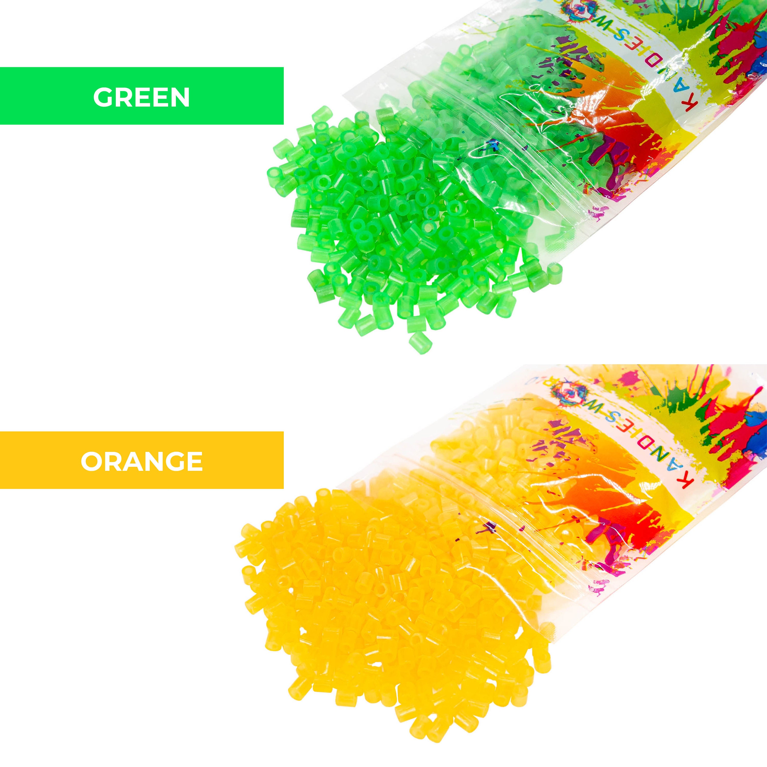 Glow-in-the-dark Fuse Beads for Perlers 8 Colorful Options - Etsy Canada