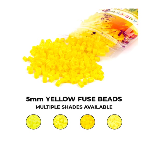 Yellow Fuse Beads for perlers More Than 4 Yellow Color | Etsy