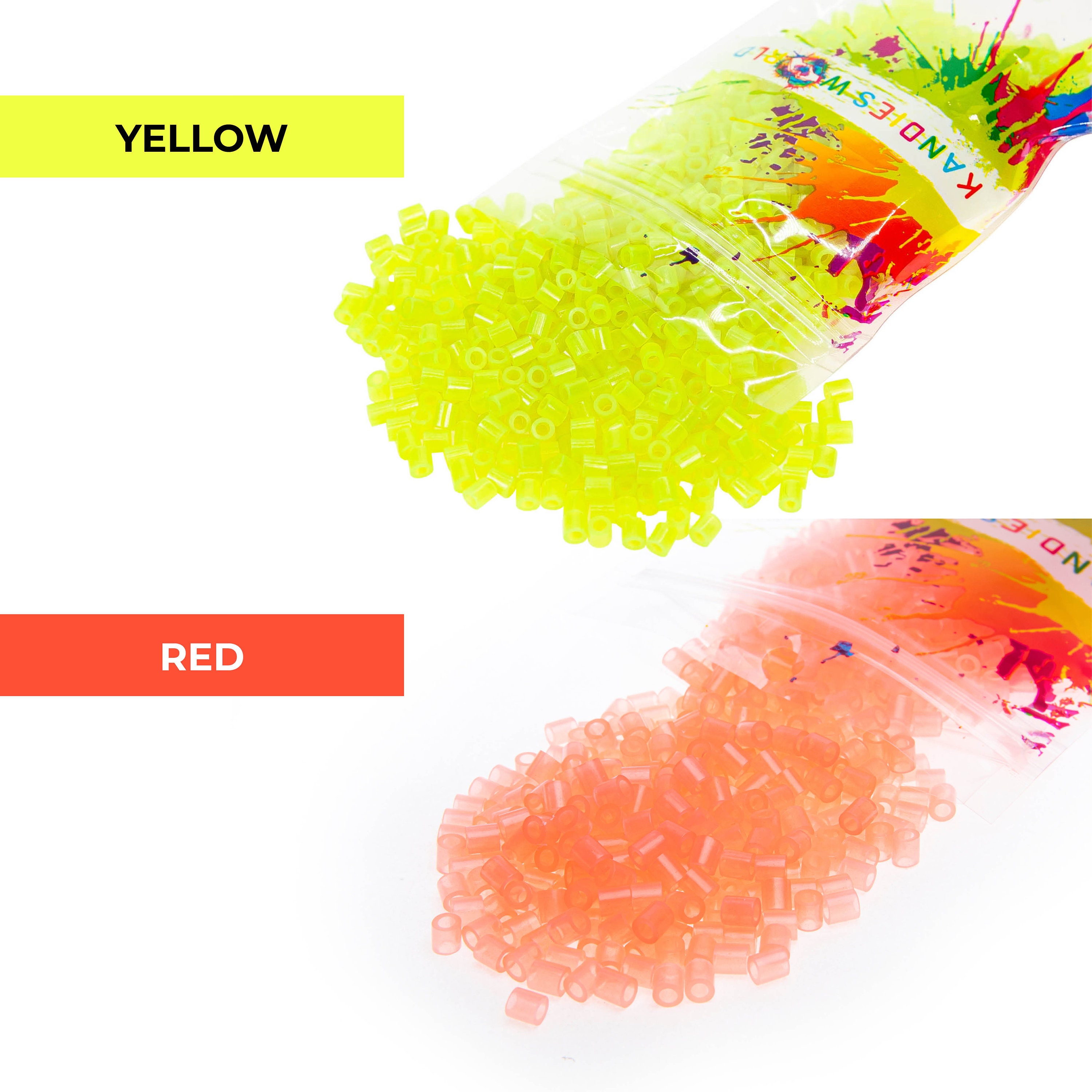 Glow-in-the-dark Fuse Beads for Perlers 8 Colorful Options - Etsy Canada