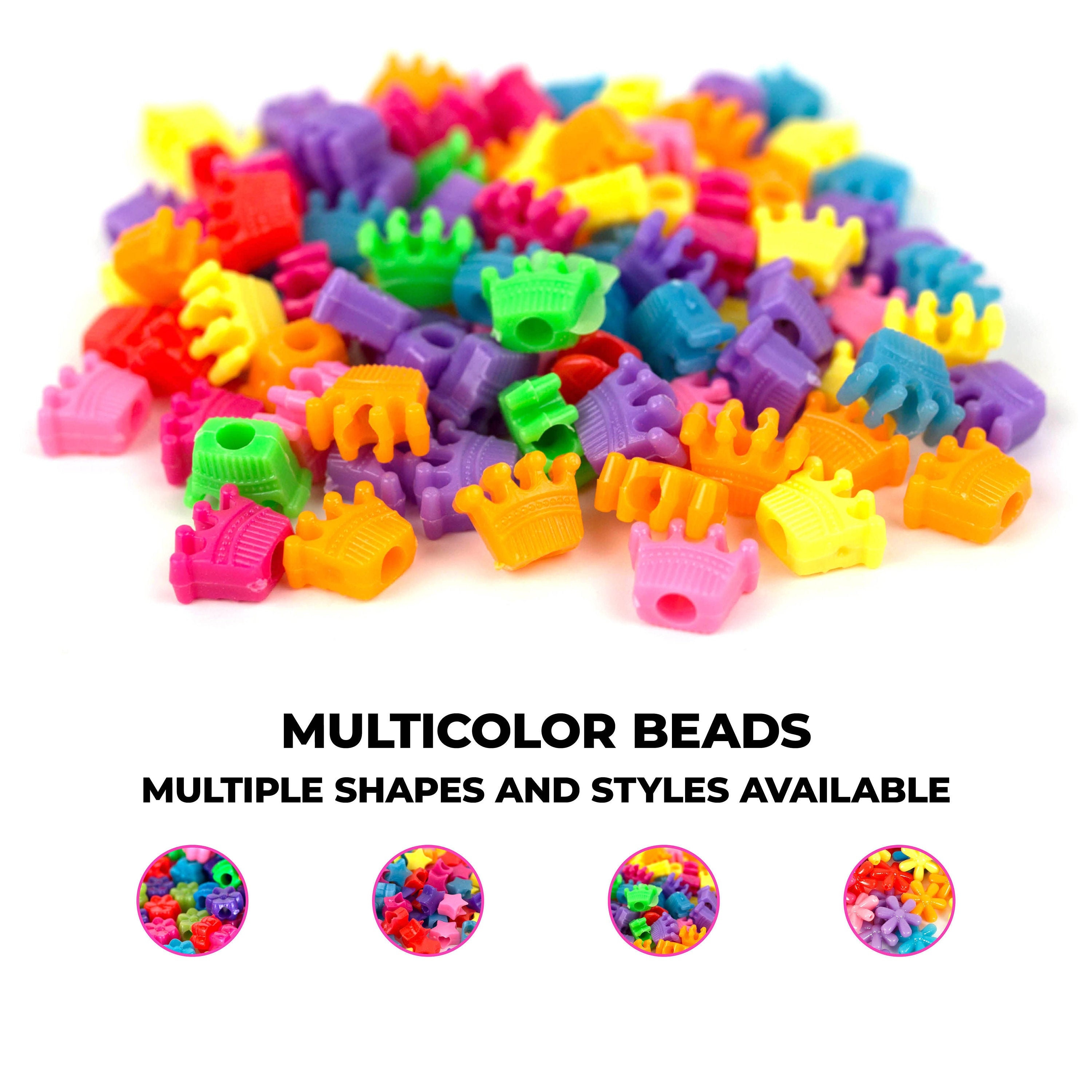 Multicolor Star, Rave King Crown or Daisy Flower - 4 Pattern Options ...