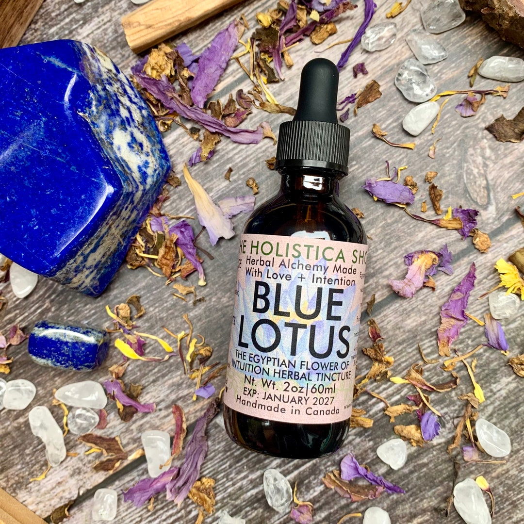Blue Lotus Herbal Tincture Intuition, Lucid Dreaming, Relaxation ...